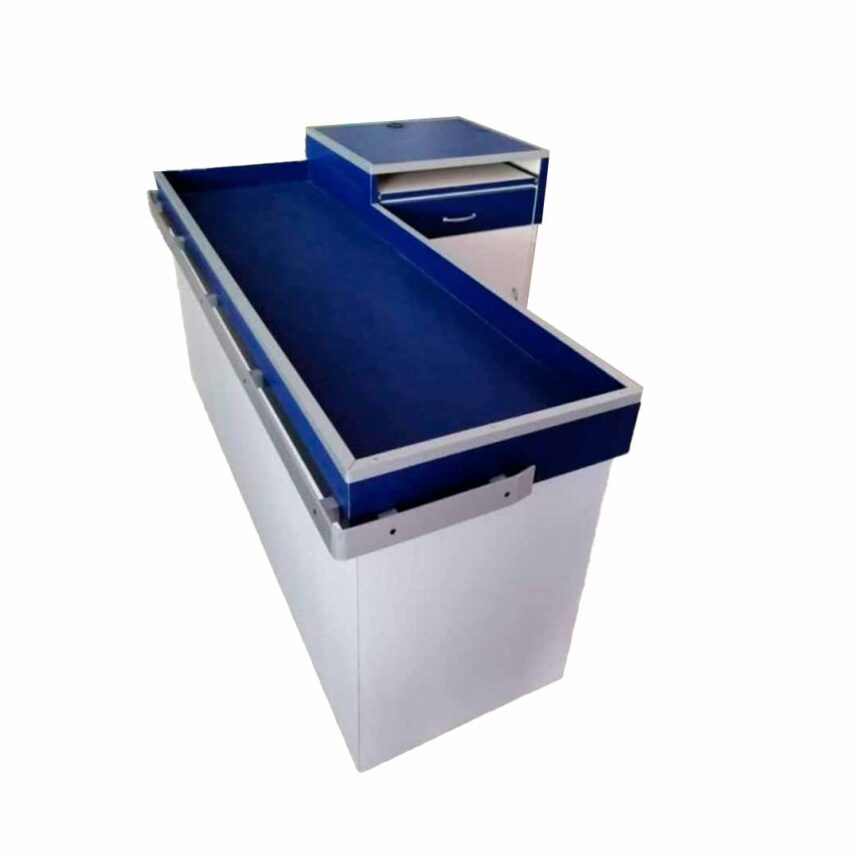 MUEBLE DE PASILLO TIPO L CHECK OUT – Flejuser